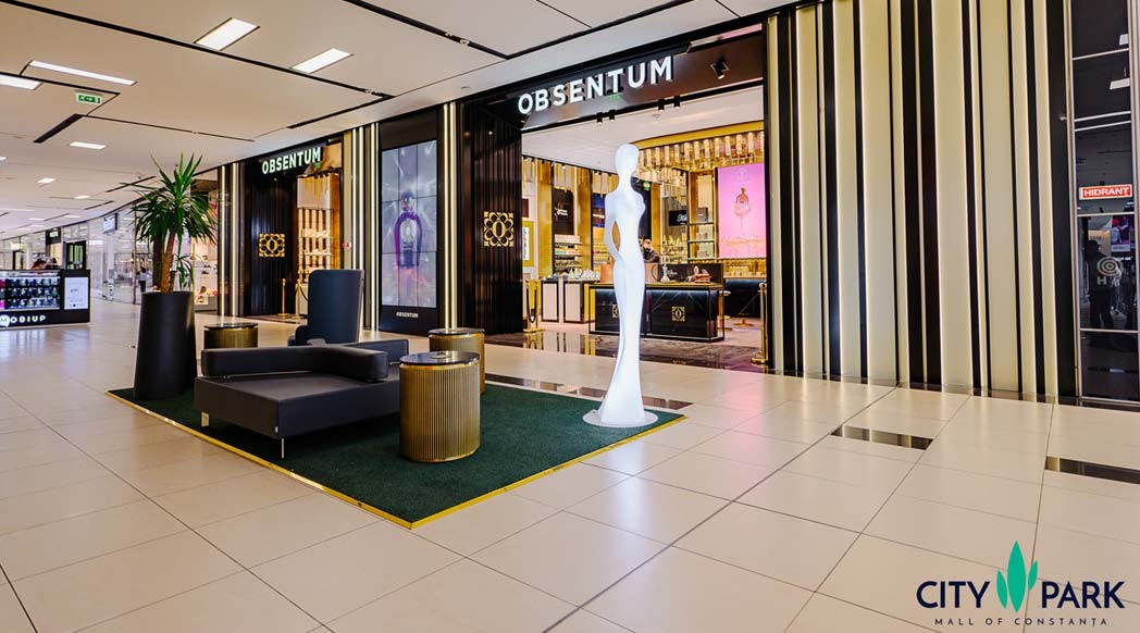 Amenajare zona relaxare in fata magazinului Obsentum din City Park ...